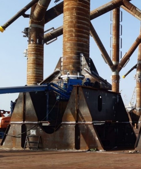 Jacket seafastening | TWD Japan Corporation