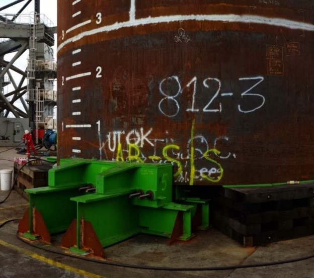 Suction bucket seafastening | TWD Japan Corporation